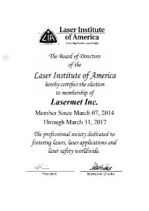 Laser Cut Certificates