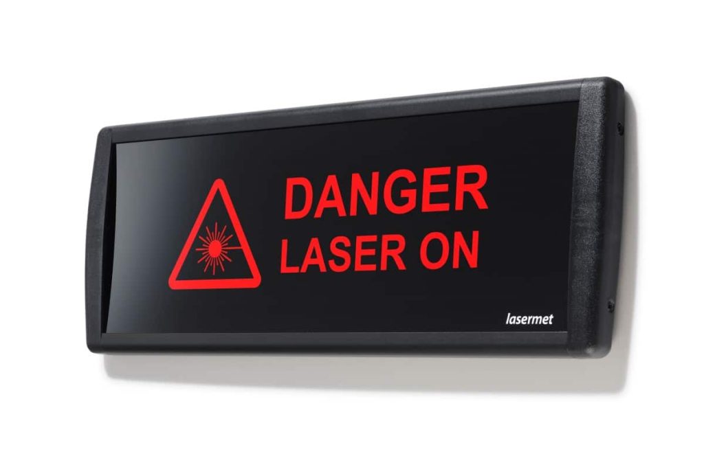 LED Ultra Signs - Lasermet Laser Safety