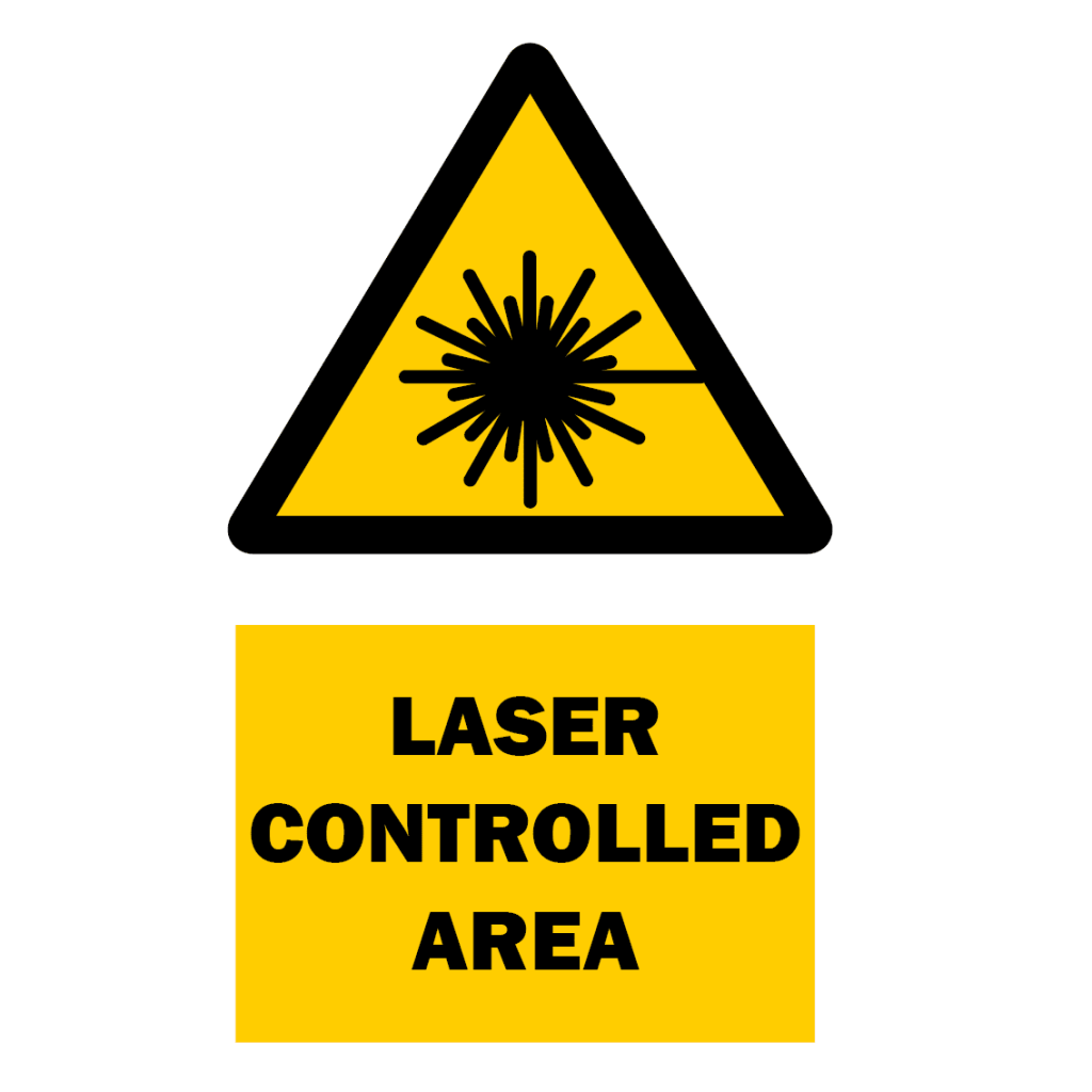 Laser Warning Labels - Lasermet