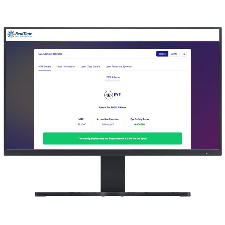 RealTime LSS - Lasermet Laser Safety